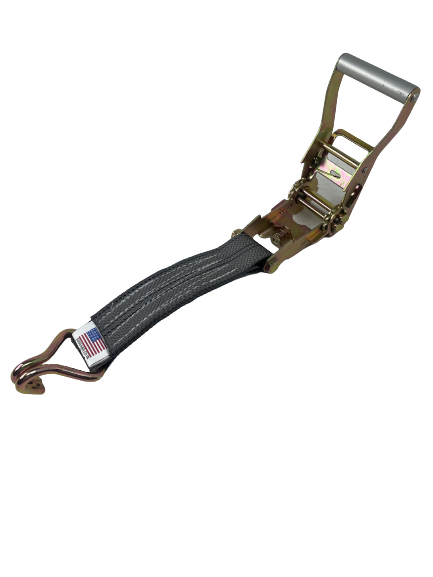 2" Ratchet with Diamond Weave Short end and Double J Wire hook – JR/DG ...