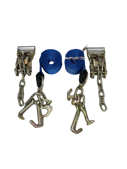 2pk RTJ Straps with Chain Ratchets / Free Shipping! – JR Towing Accessories