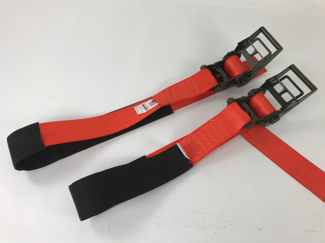 2 Pack Underlift Tow Tie Down Straps with Ratchet handles | FREE SHIPP ...